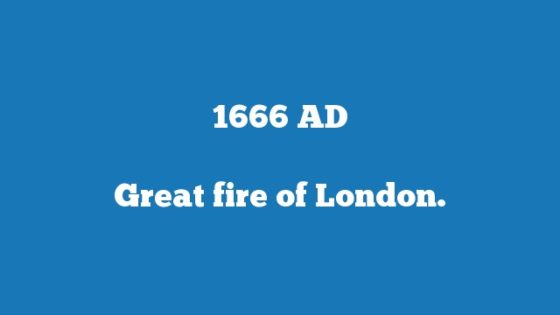 What Happened in 1666 AD?