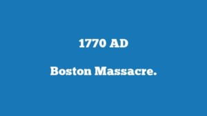 What Happened in 1770 AD?