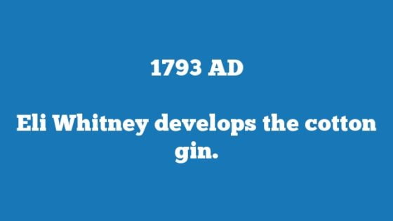 What Happened in 1793 AD?