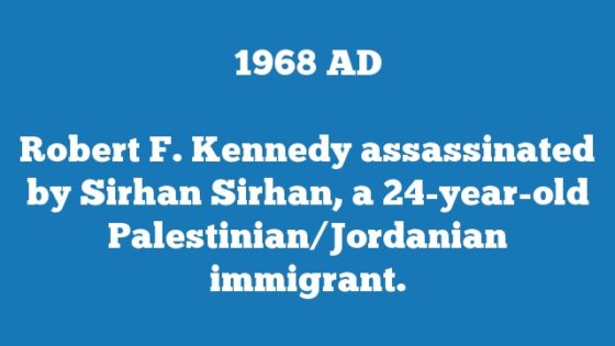 What Happened in 1968 AD?