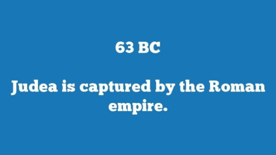 What Happened in 63 BC?