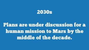 Predictions and Events for the 2030s